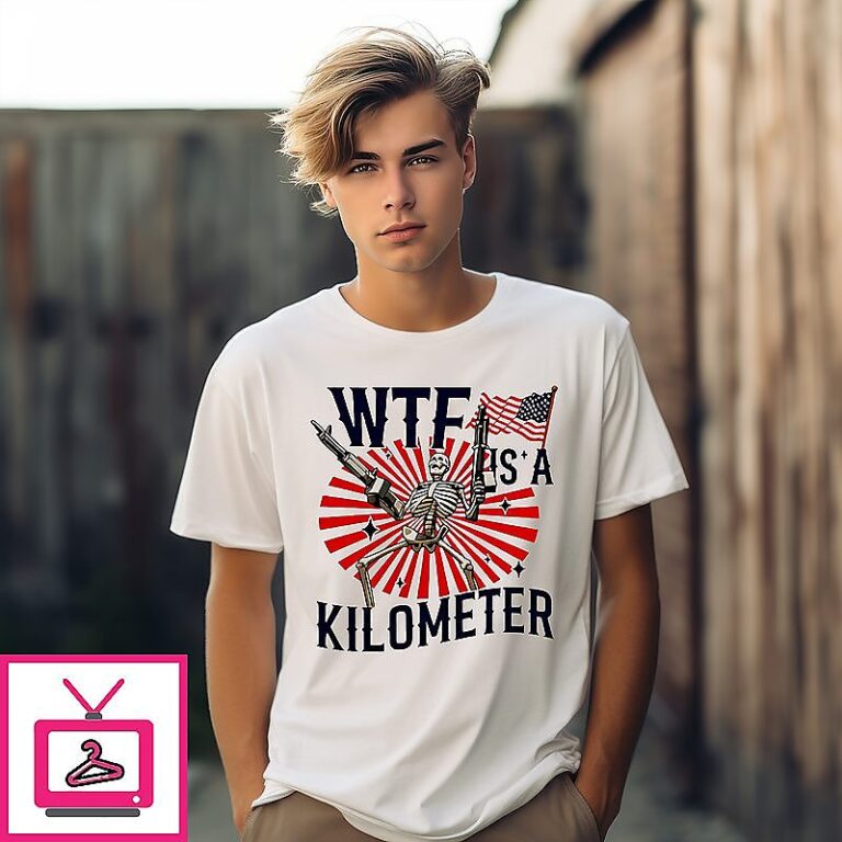 Wtf Is A Kilometer Columbus Day Skeleton 2025 T-Shirt