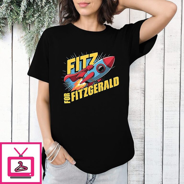 Fitz For Fitzgerald Rocketship T-Shirt