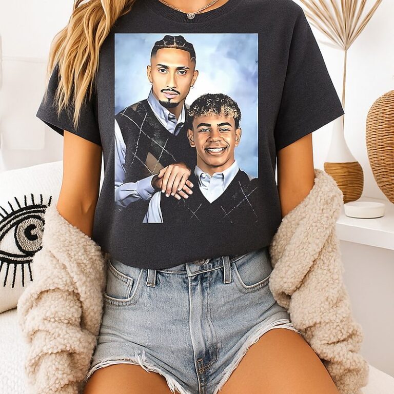 Lamine Yamal And Raphinha Barcelona Fc Step Brothers T-Shirt