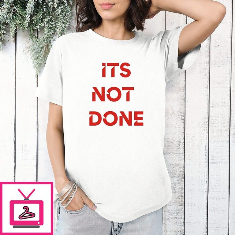 It's Not Done Declan Rice Arsenal 2026 Premier League Champions T-Shirt